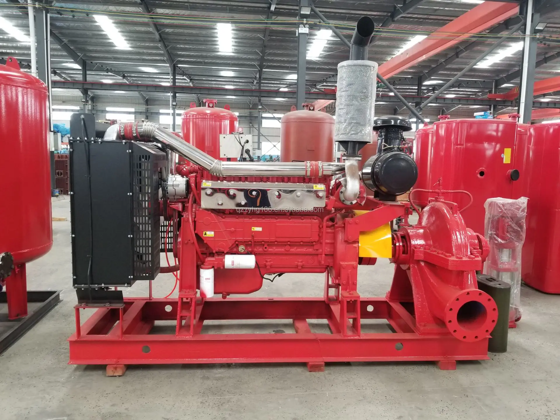 Diesel Booster Pump Diesel Fire Pump Electric Diesel Engine Jockey Pump ...