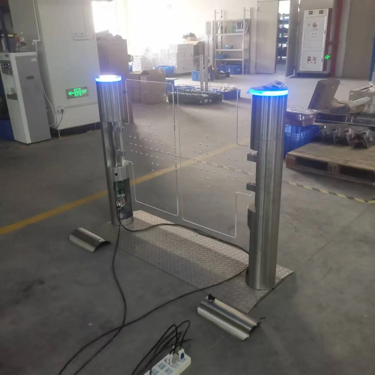 Swing Barrier Gate Motor Swing Barrier Turnstile Electric Swing Barrier ...