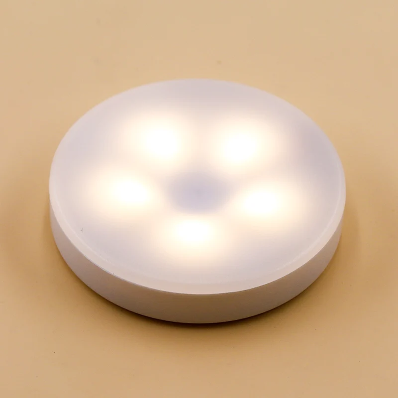 Amazon Ebay Round Rechargeable 6 Led Abs + Ps Touch Lamp Night Light ...