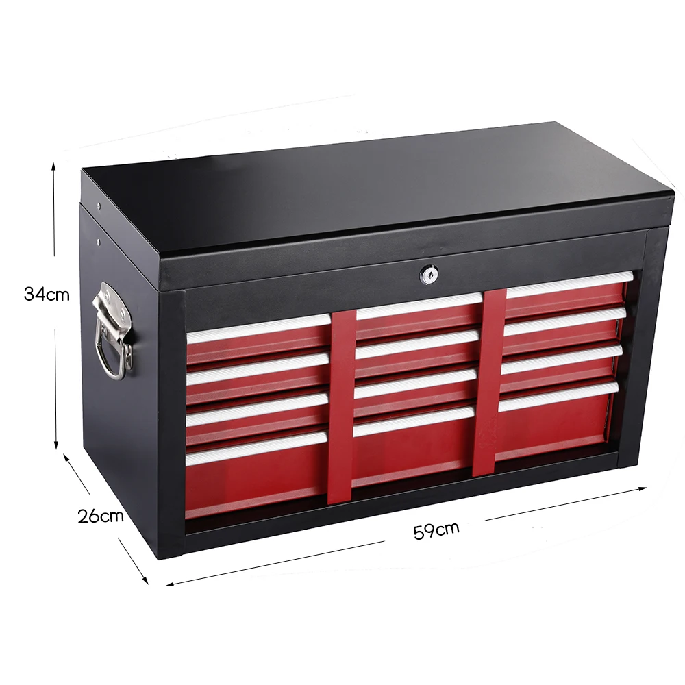 Lockable Portable Toolbox with Six Drawers - Customizable