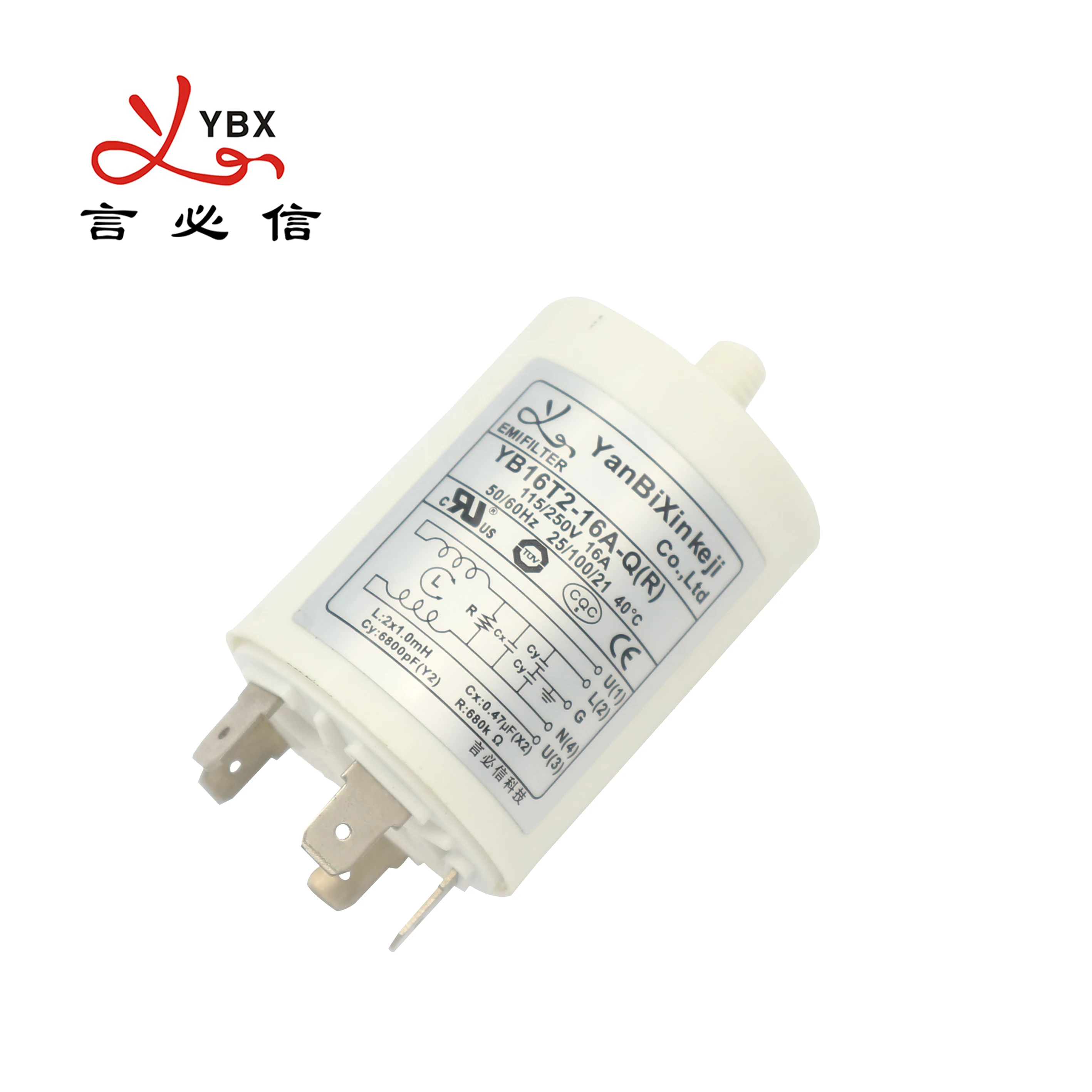 Yanbixin 220v Single-phase Power Supply Line Emi Filter With Cul Tuv ...