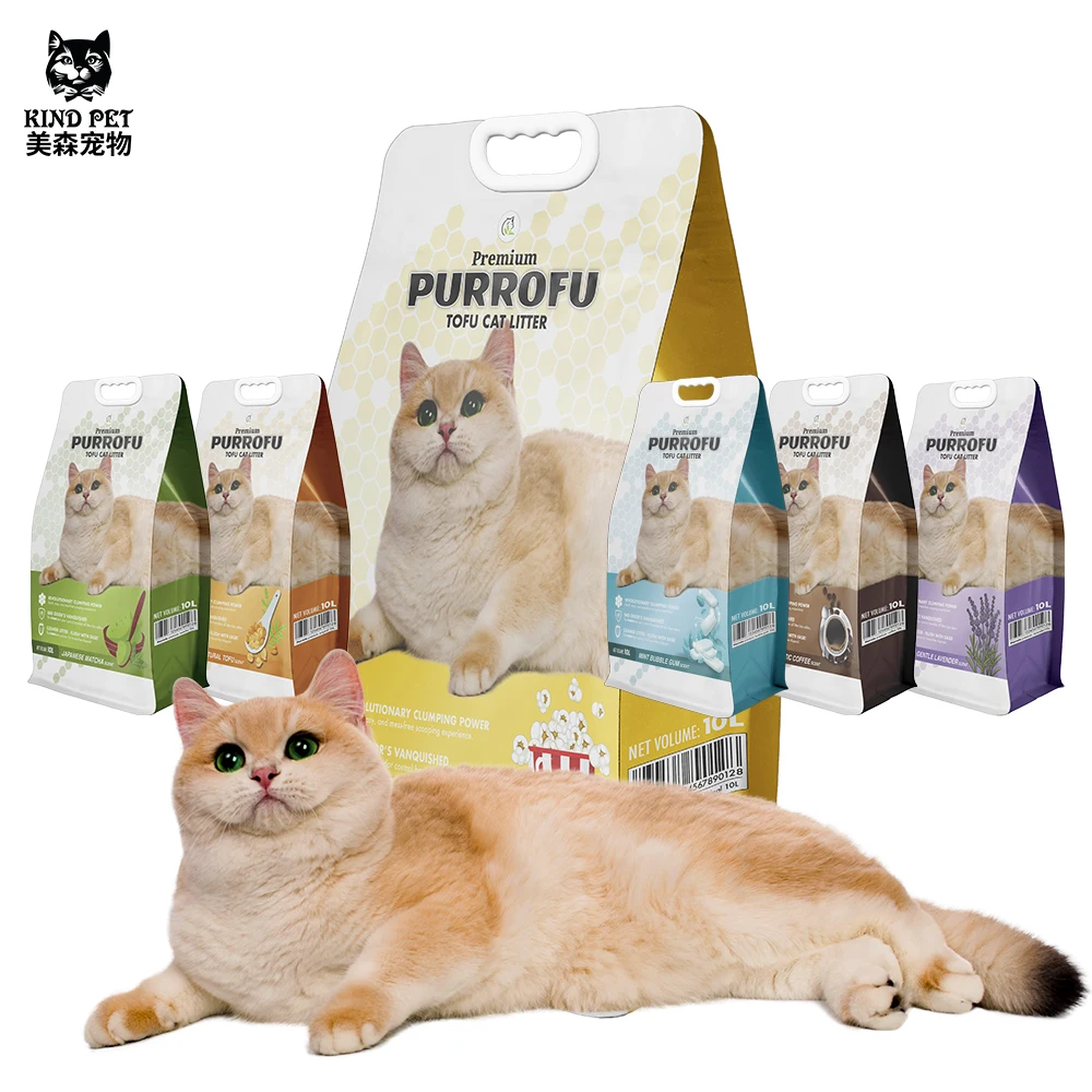 2024 Purrofu Popular Tofu Cat Litter - Buy Tofu Cat Litter Cat Litter ...