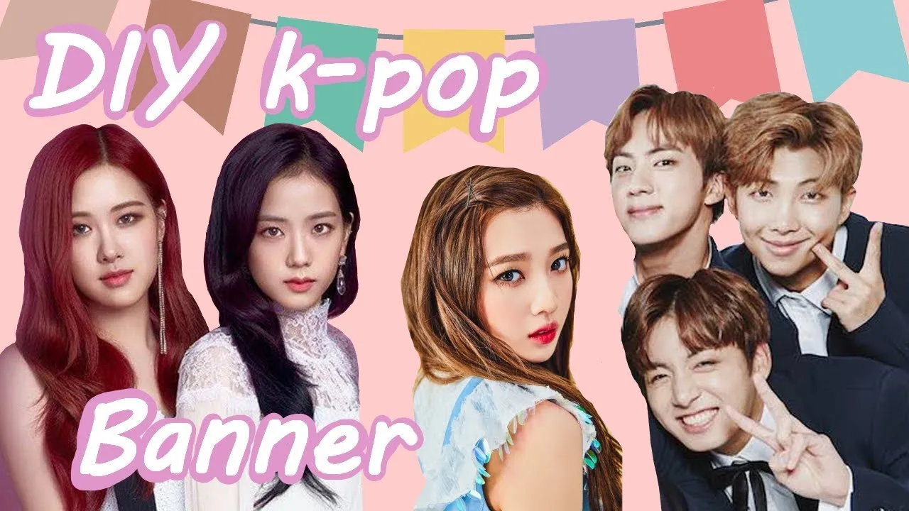 Custom K Pop Idol Fandom Cheer Banners Support Banners For Concert ...