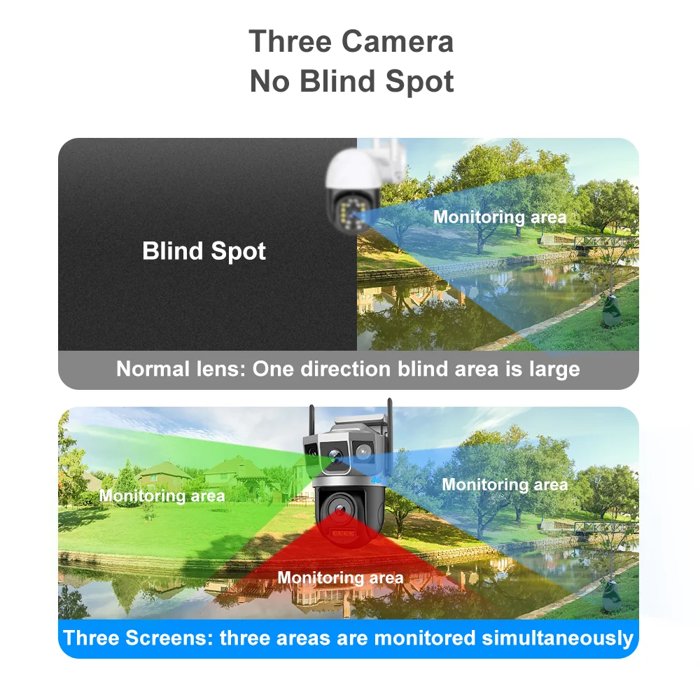 V380 New Home Smart Network Camera - 4MP Wifi Outdoor CCTV