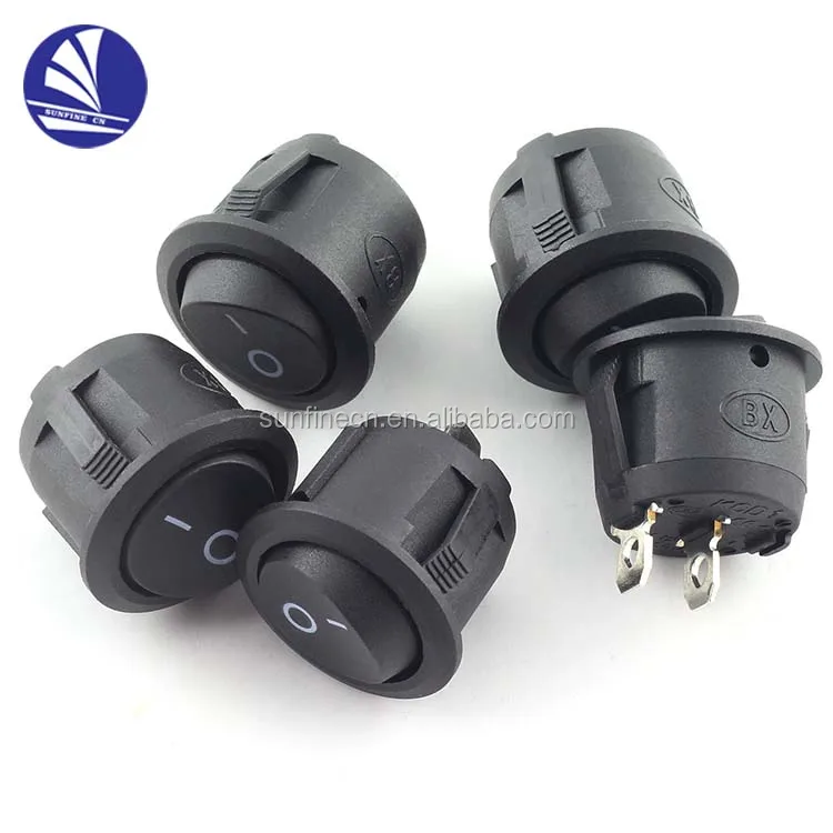 Mini ON/OFF Round Rocker Switch - Quick Adjustment & Durability