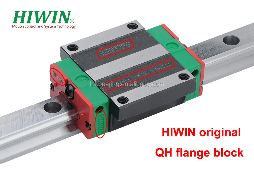 Hiwin 原装 Qh20 Qhh20ca Qhw20cc 直线导轨轴承 - Buy 直线导轨,3d 打印机导轨套装 Cnc 套件滑动架弯曲 ...