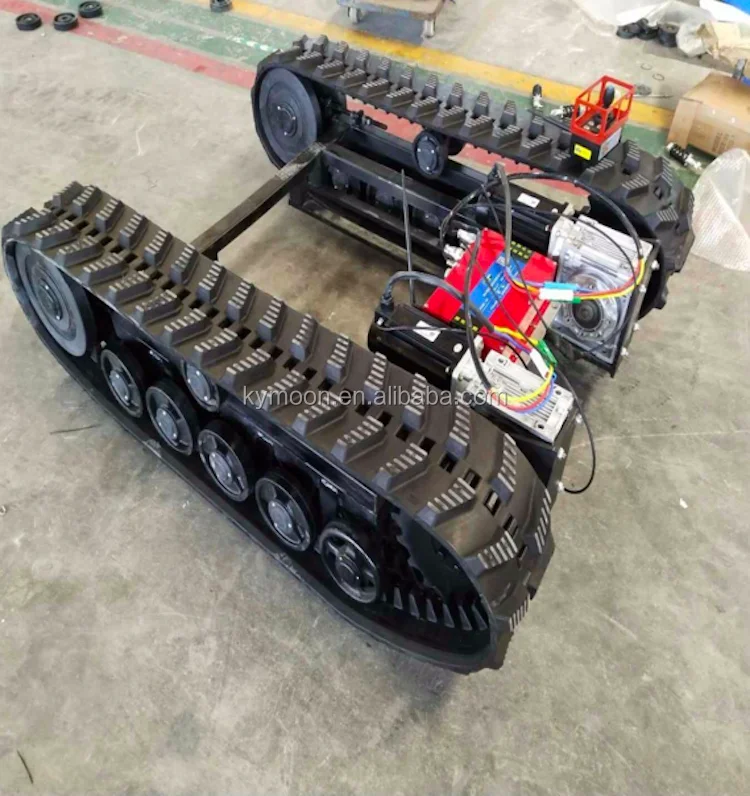 Robot All Terrain Robot Agricultural Machineries Rubber Track Chassis