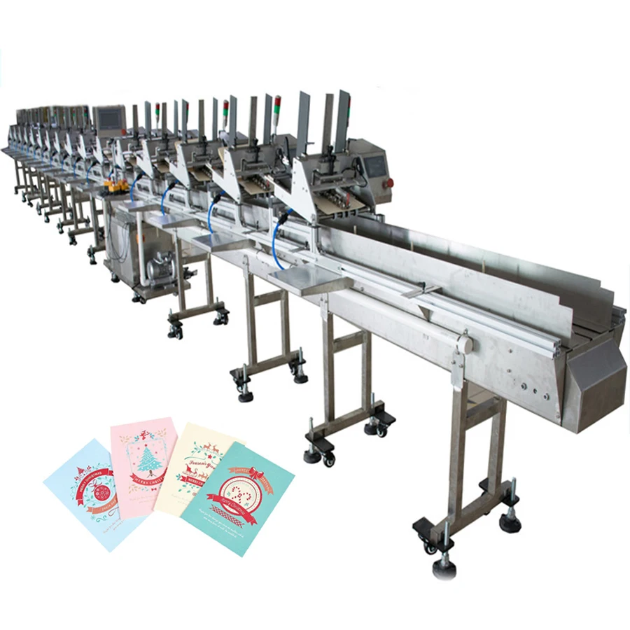 A3 A4 A5 Automatic Gathering Cards Paper Collator/paper Sorting Machine ...