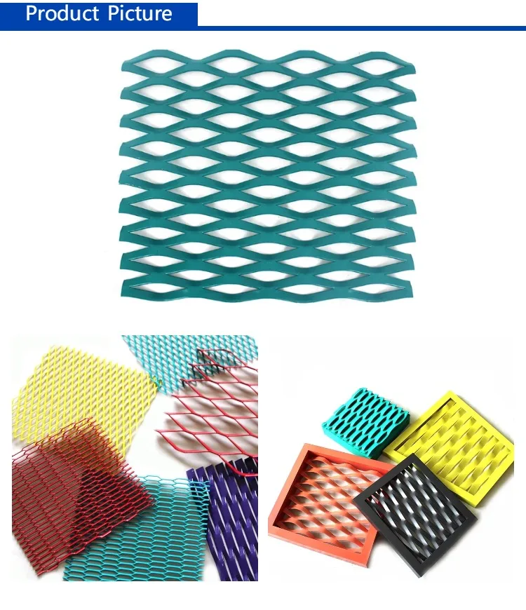 All Size Aluminum Expanded Metal Grid Mesh For Curtain Wall And ...