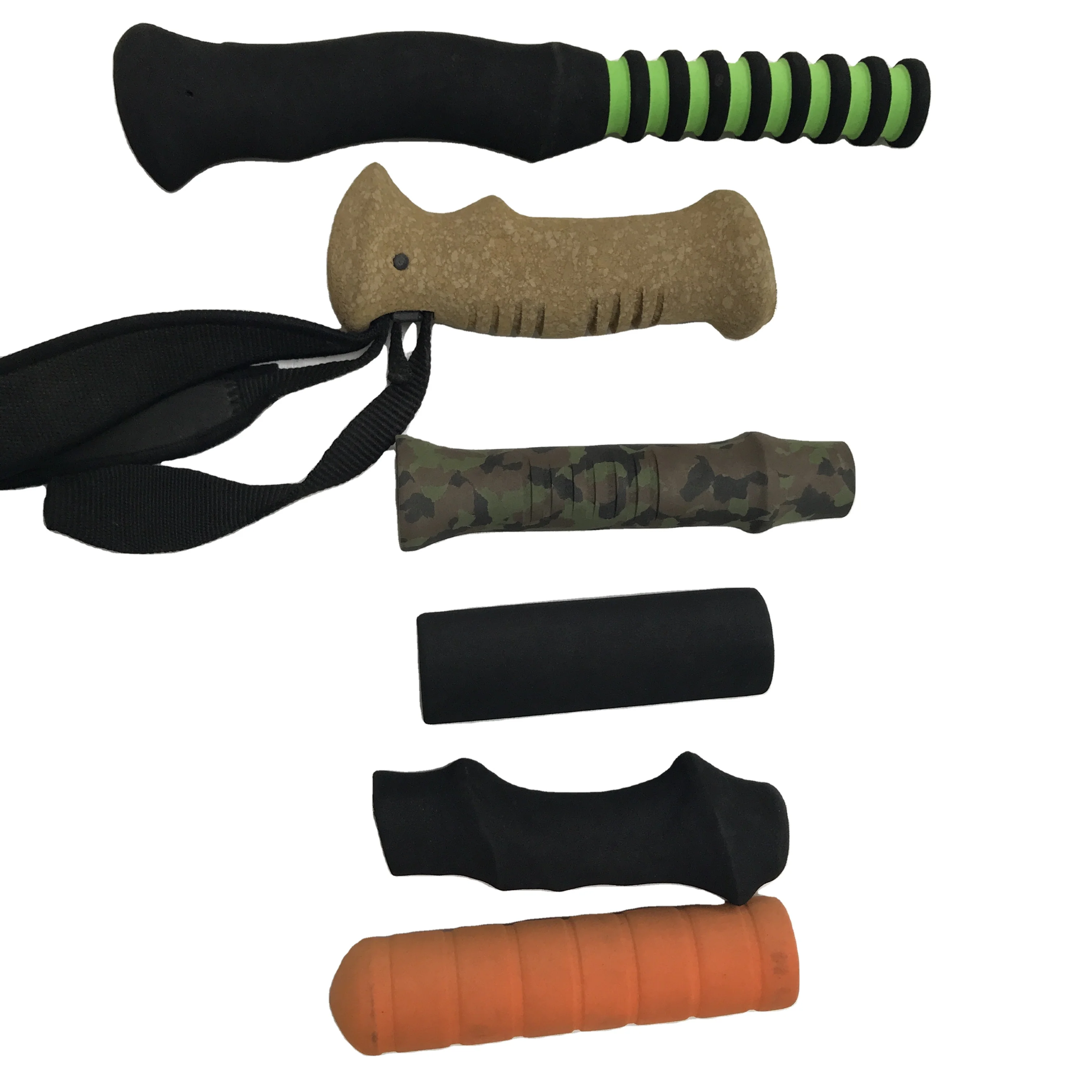 Custom Design Color Long Straight Eva Foam Handle NBR Rubber