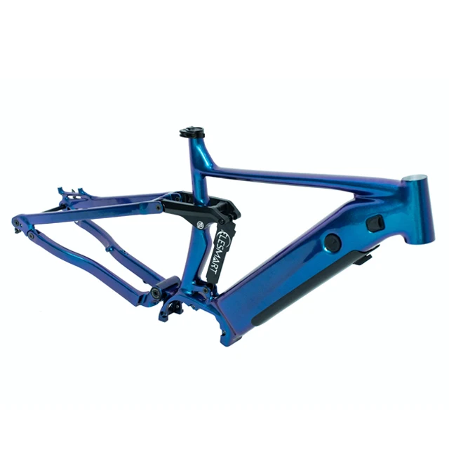 Full Suspension Electric Bike Frame For Bafang Mid Drive G510 27.5/29 ...