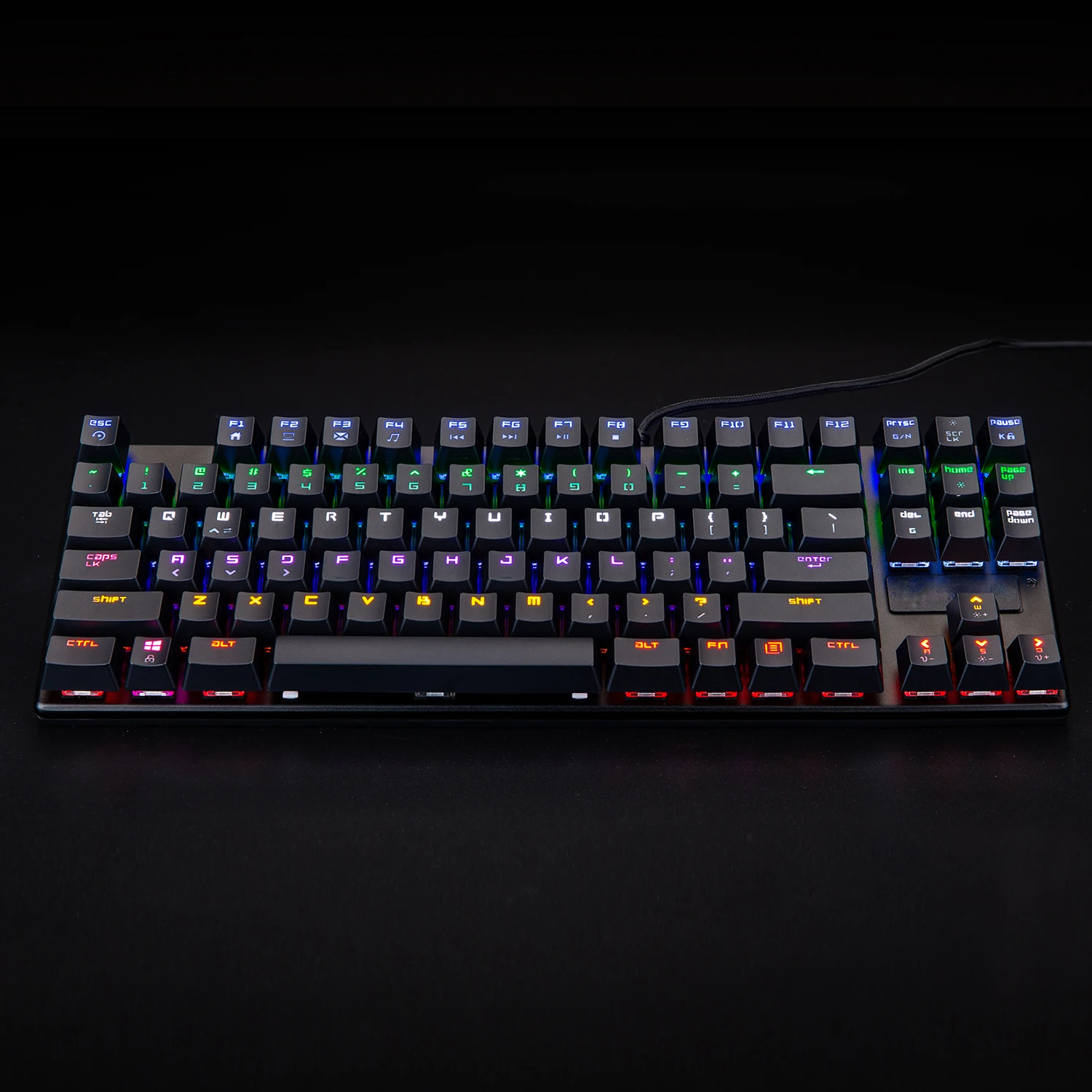 Magic-refiner 1506 Ergonomics Design 87 Keys Mechanical Gaming Keyboard ...