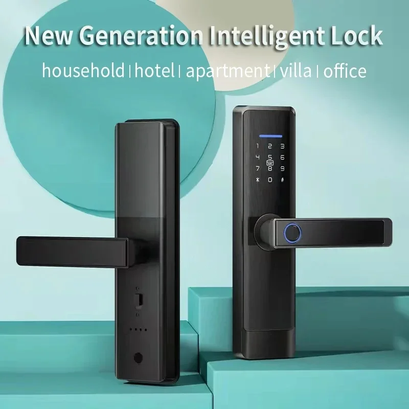 Euro mortise smart door lock Wooden door tuya Wifi BLE TTlock wifi 5572 ...