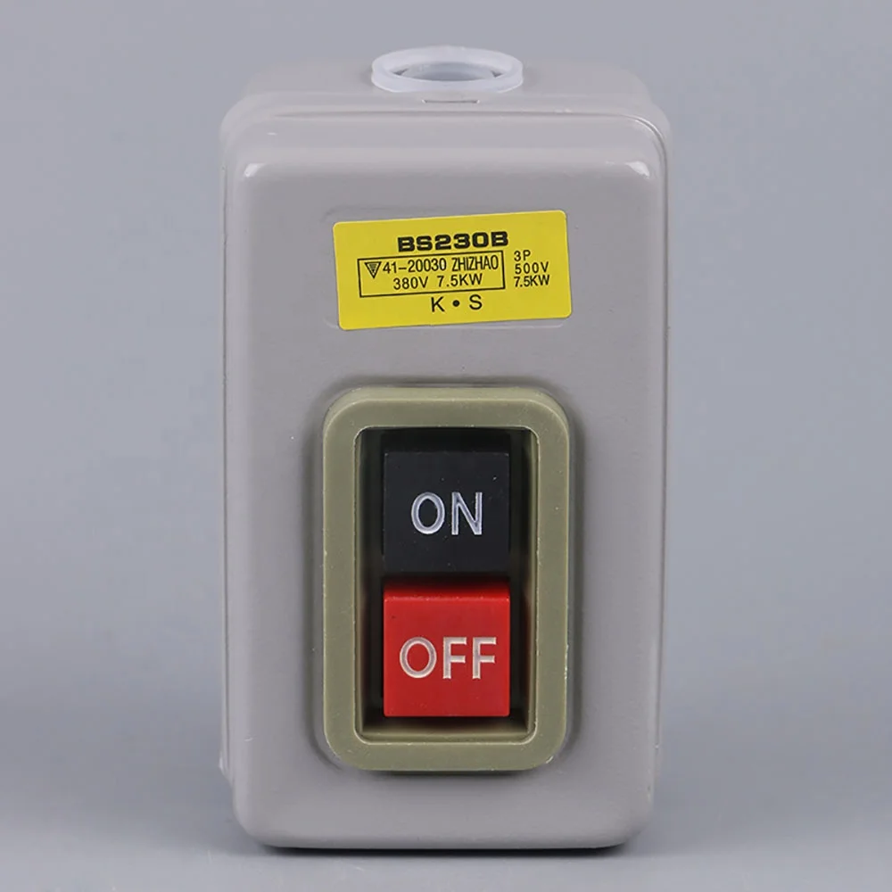 Bs230b 3p 380v Lock On Off Push Button Power Switch, Oem | Wholesale