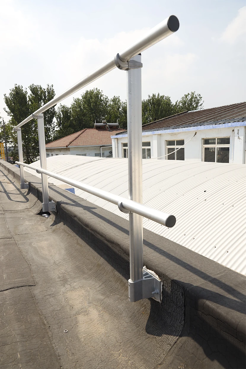 ISO Standard Aluminum Parapet Guardrail - Modular Safety Railing for ...