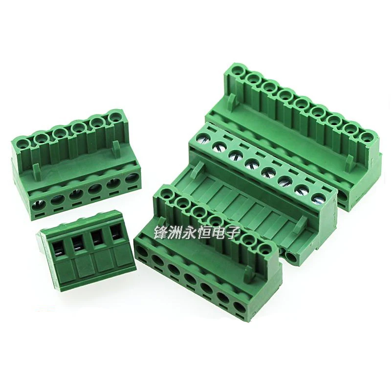 300v 10a 2edg 5.08mm Pcb Screw Terminal Block Connector 2edg5.08 Plug-in Type Straight Pin Pcb ...