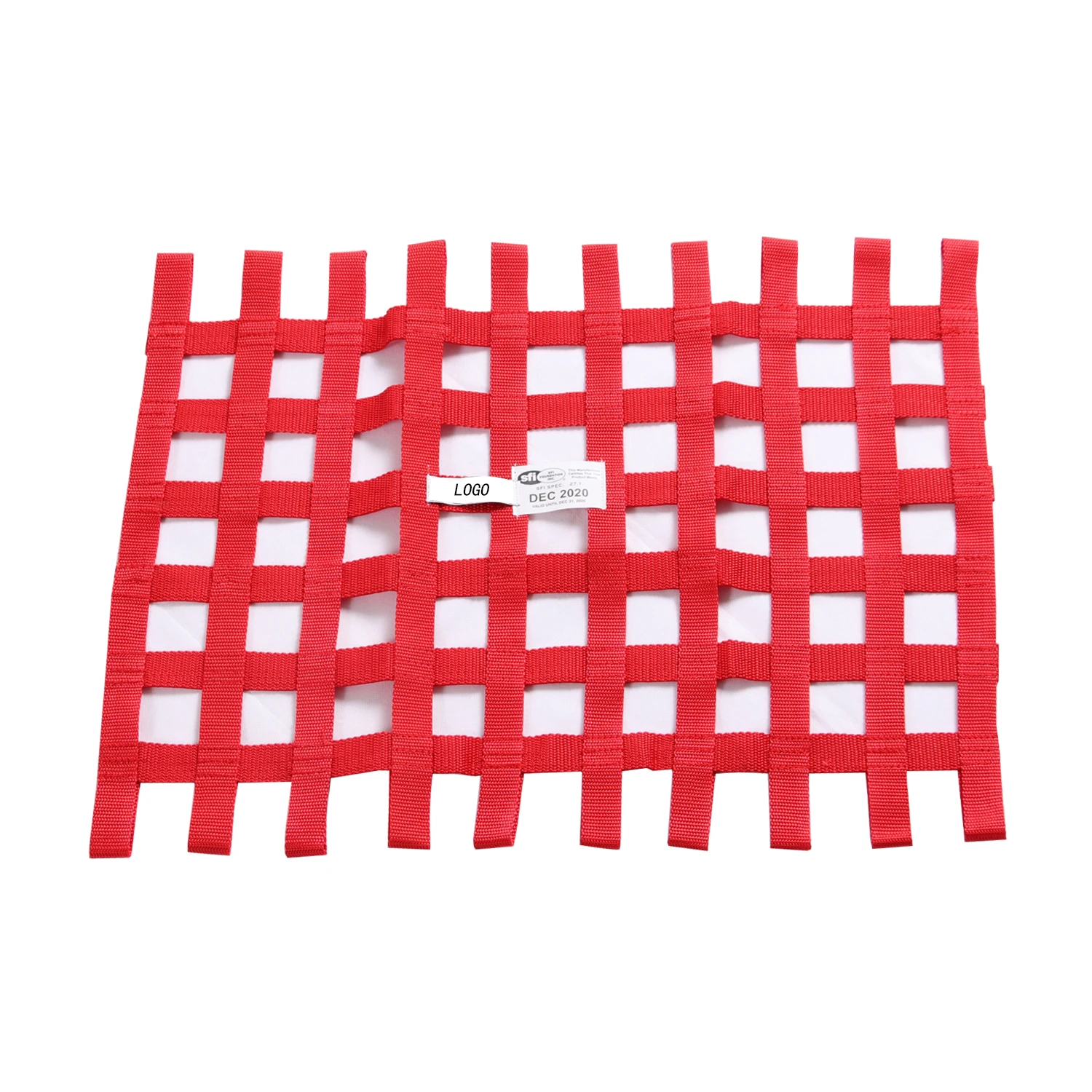 Rectangular Nylon Thread Race Car Safety SFI 27.1 Racing Window Net ...