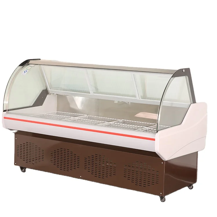 Meat Display Refrigerator Butchery Shop Equipment - Buy Supermarket ...