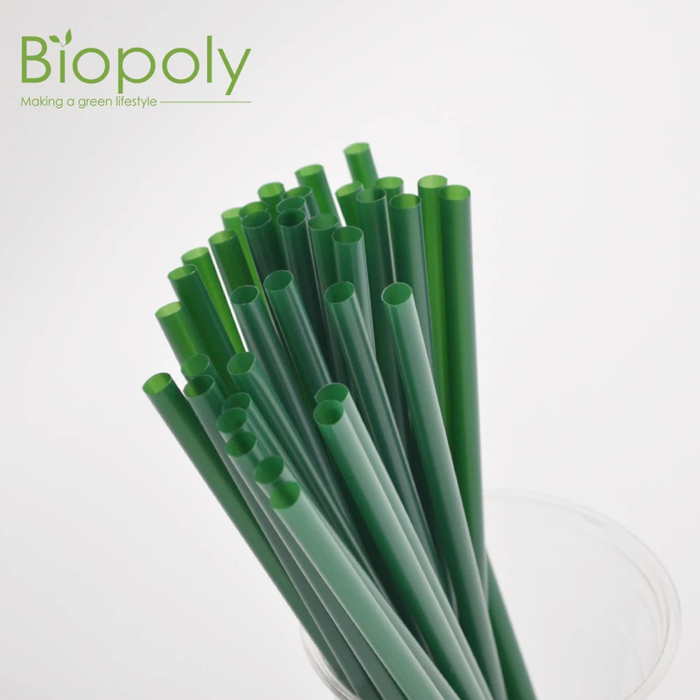Biodegradable Colorful Disposable PHA Eco Plastic Straw Compostable ...