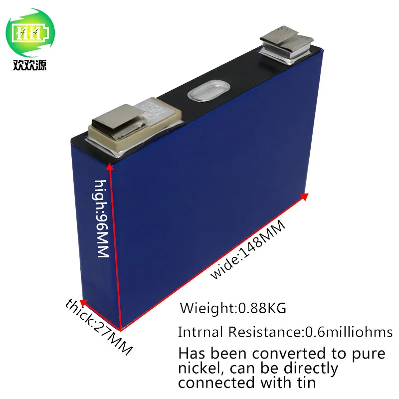 Rechargeable Lithium Ion Prism Battery 3.7v 50ah Model Nmc Battery ...