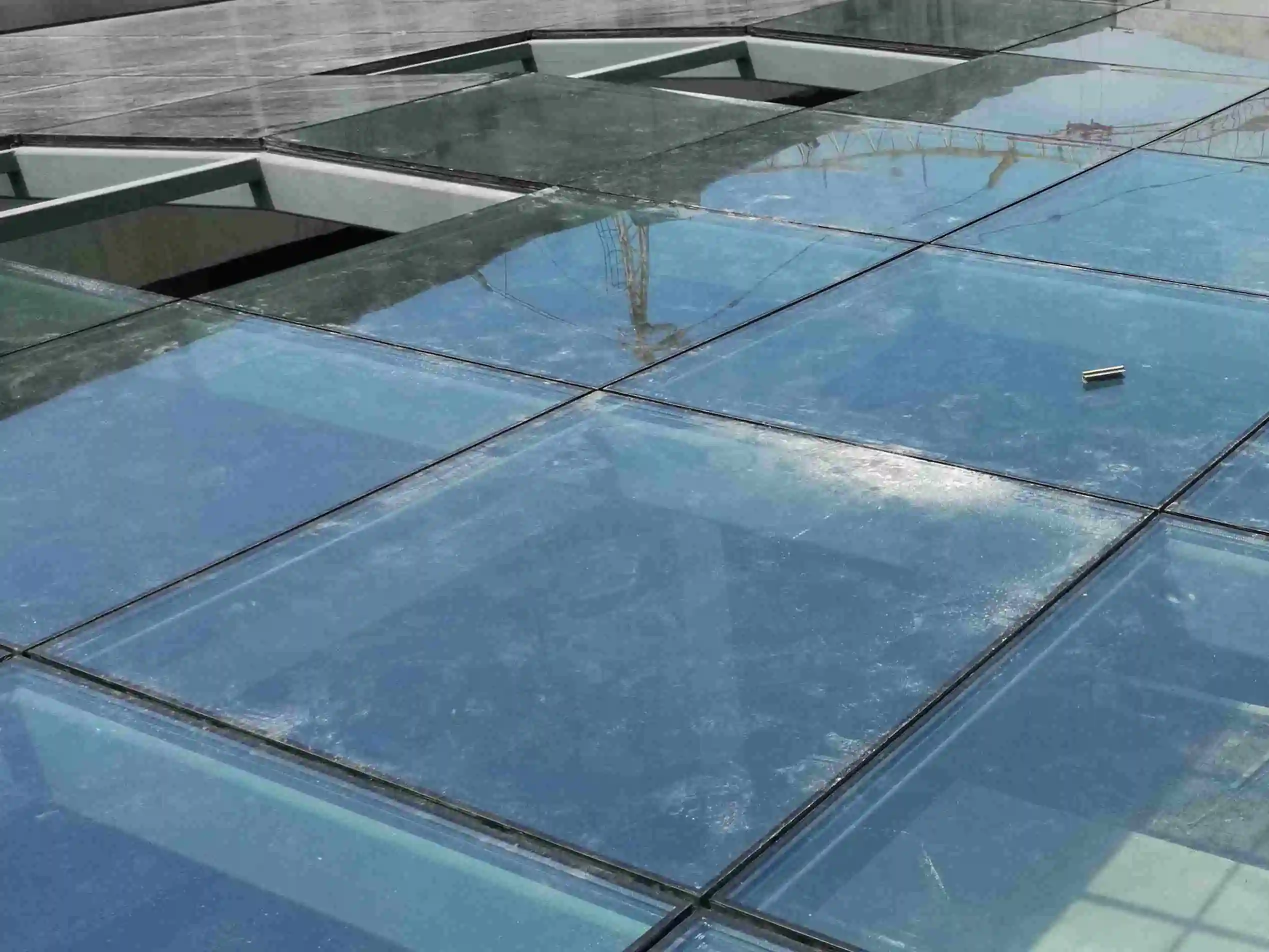 Prefab Steel Truss Structure Glass Skylight Roof Construction Glazing ...