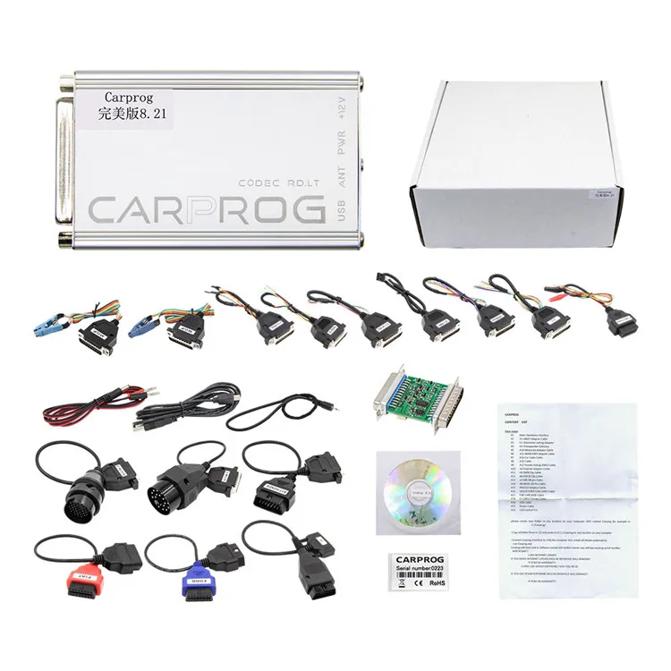 Carprog V10.93 Universal Ecu Programming Tool With Full Set Adapters ...