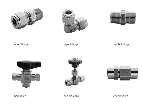 Thermocouple Connectors Stainless Steel Double Ferrules 2mm To 38mm ...