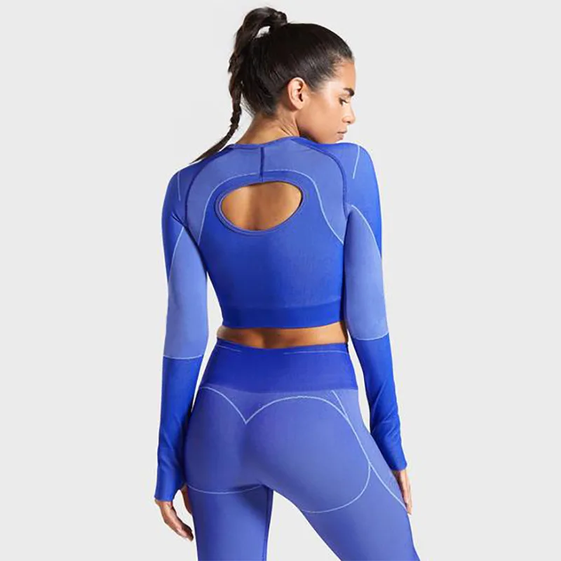 Athletic Wear Multiple Styles Women Active Wear Set Long Sleeve Sport ...