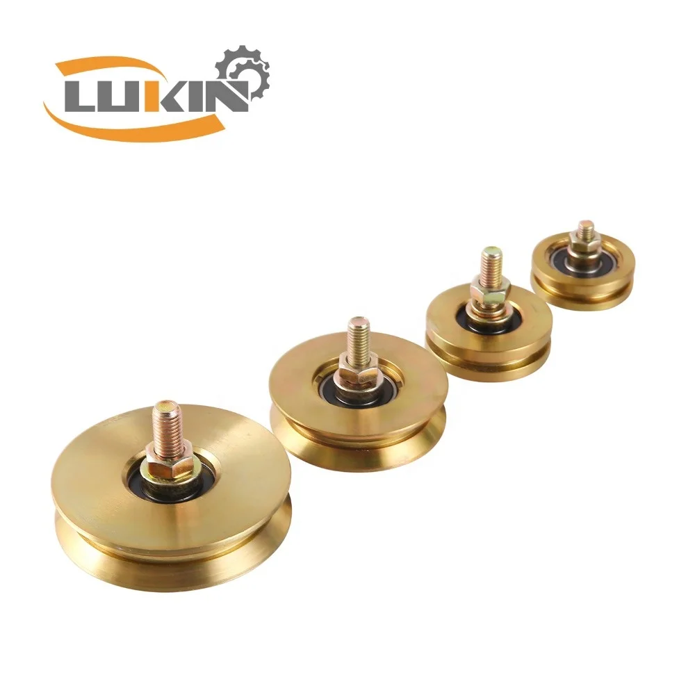 4" V Groove Heavy Duty Caster Track Solid Wheel Gatorpro Sliding Gate ...