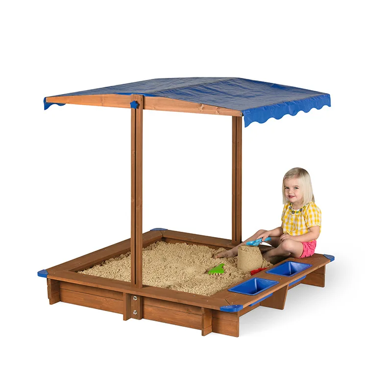 Wooden Sandbox For Kids Play Area & Outdoor Fun – Oem Available