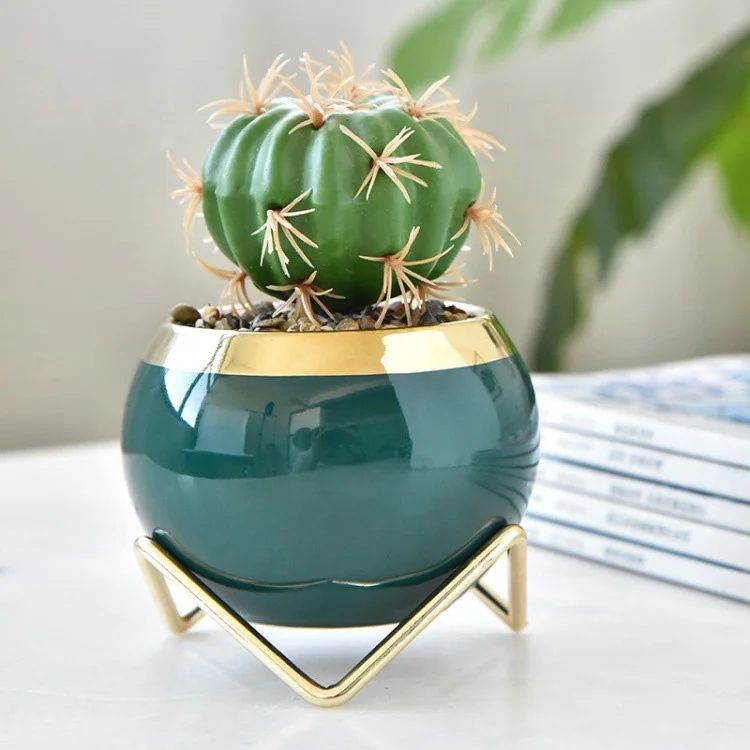 Small Size Cute Design Ceramic Succulent Pots Modern Decor Ceramic ...