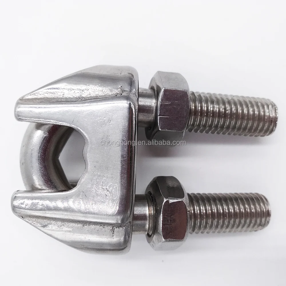 AISI304/316 Stainless Steel Wire Rope Clips - Precision Clamps