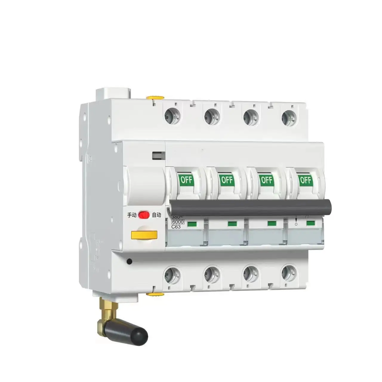 Three Phase 4p Modbus Rs485 Circuit Electricity Breaker 63a - Buy Three ...