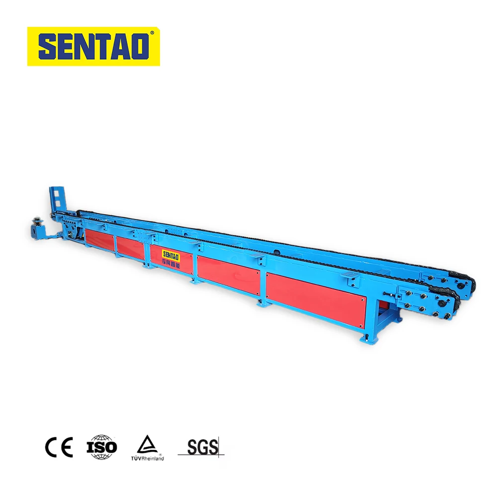 SENTAO Loading Heavy Duty Chain Conveyor Steel Chain Drag Conveyor Drag ...