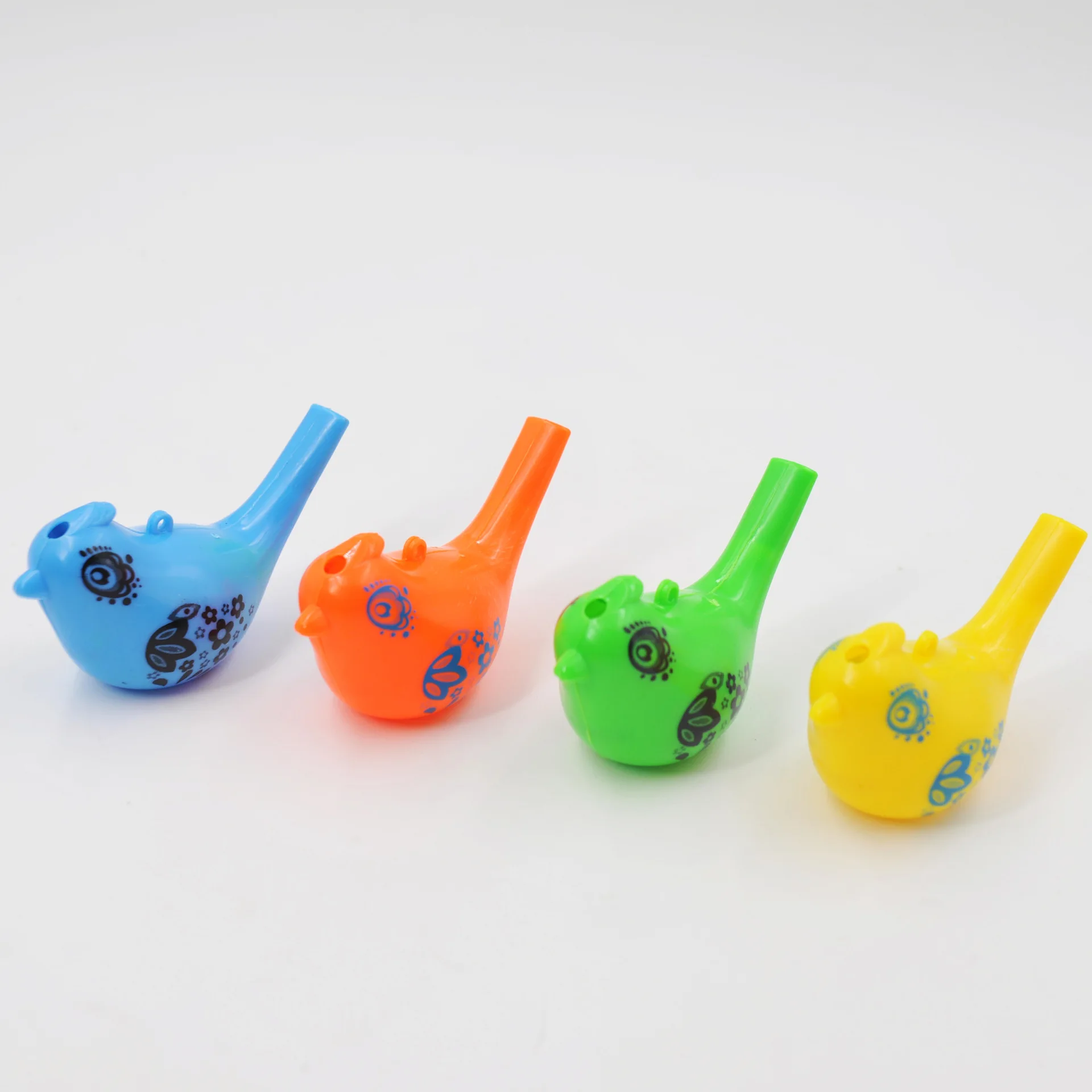 Plastic Bird Water Whistle Children Diy Sound Cute Whistle Children ...
