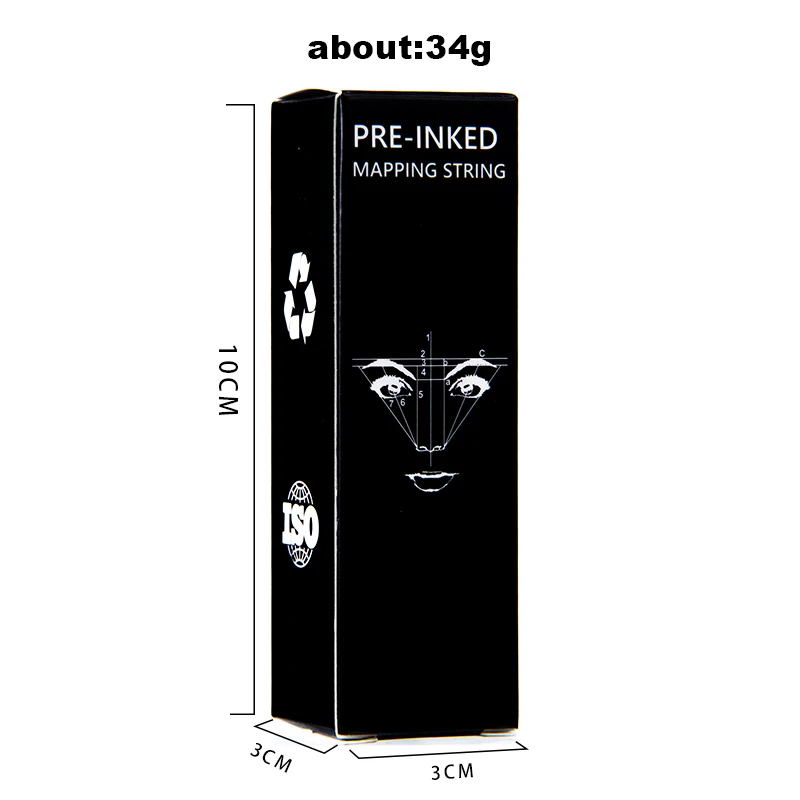 20M Pre-Inked Mapping String Positioning Line Eyebrow Thread Marker ...