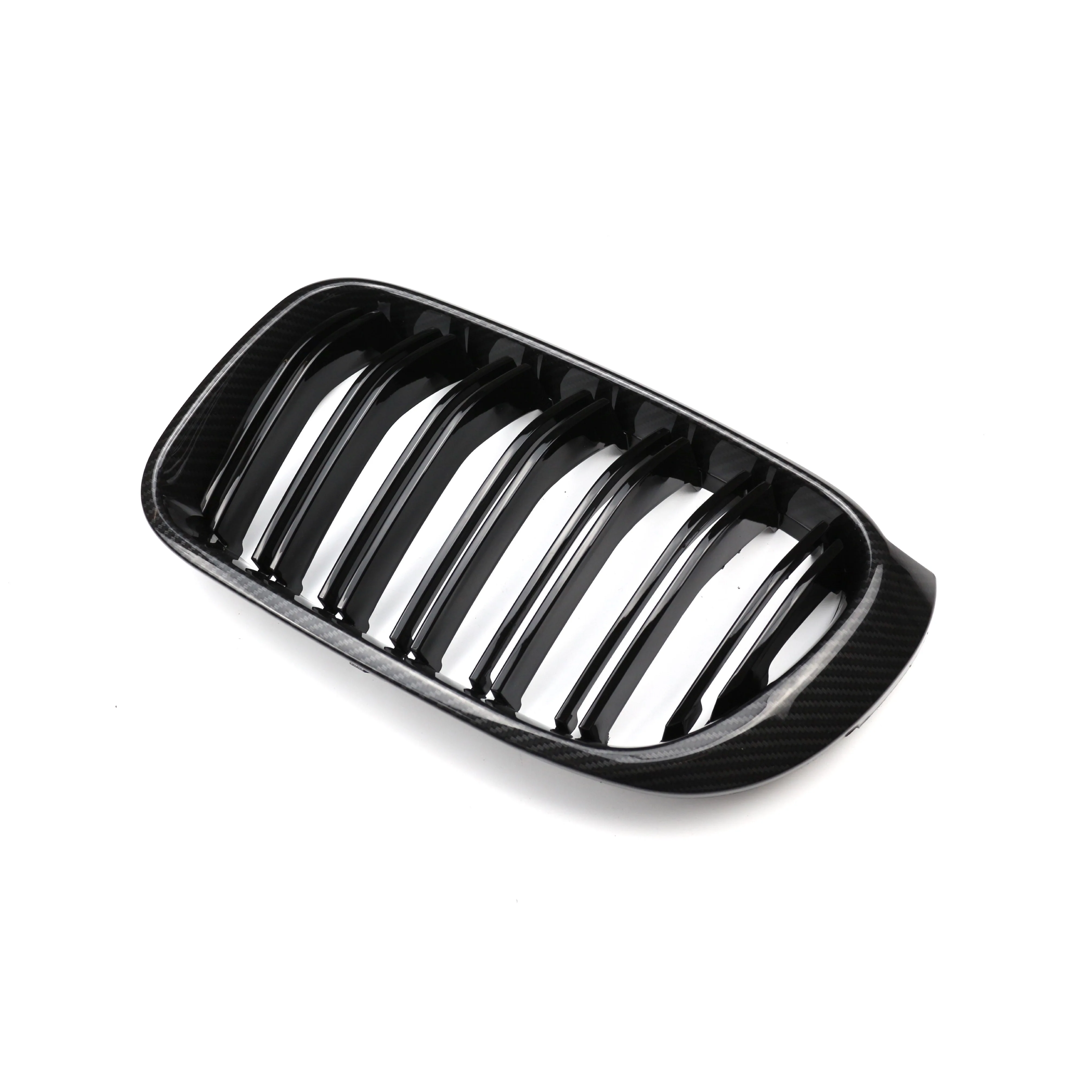 Car Front Bumper Grill Auto Parts Grille Carbon Fiber Front Bumper Dual ...