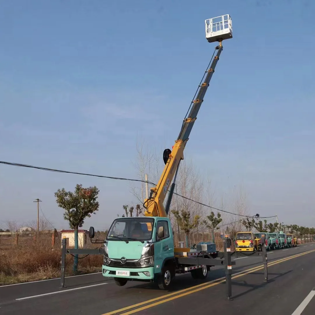 Foton 30m Max Working Height Bucket Truck Aerial Working Platform ...