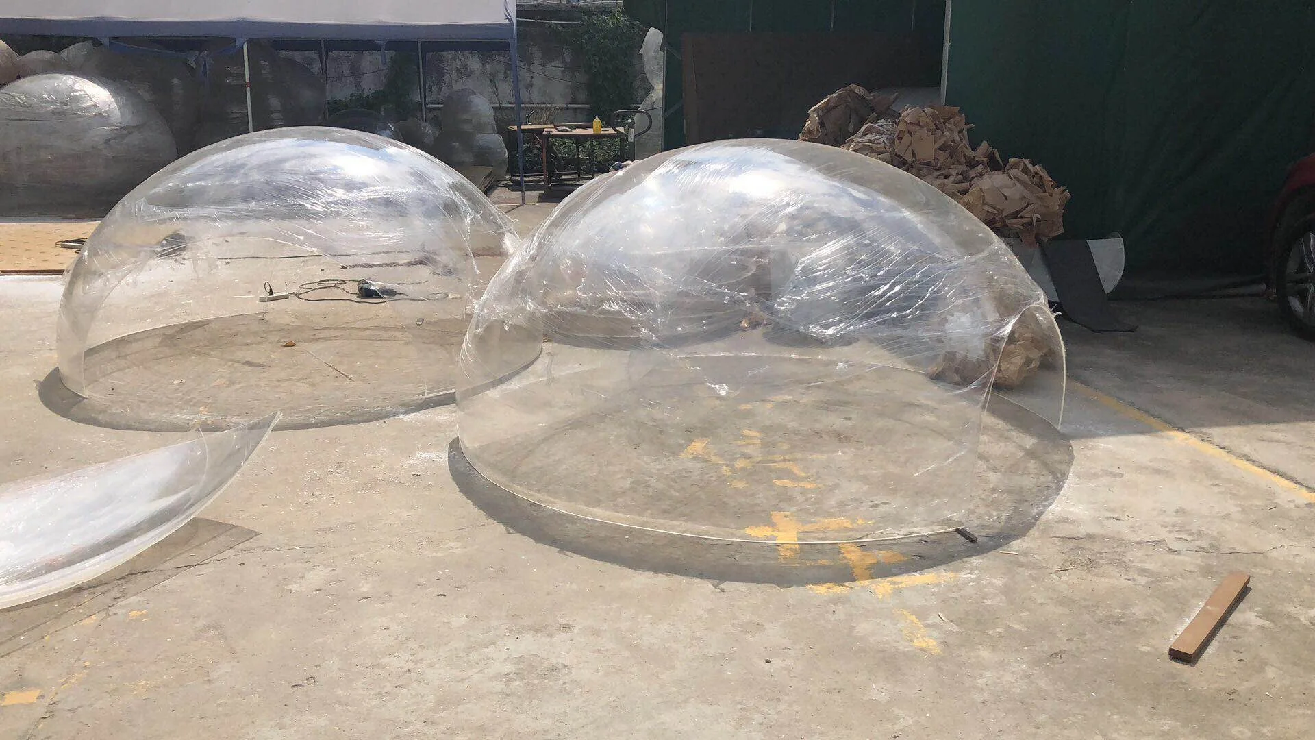 A&C Giant Clear Acrylic Round Ball Display - Customize Size