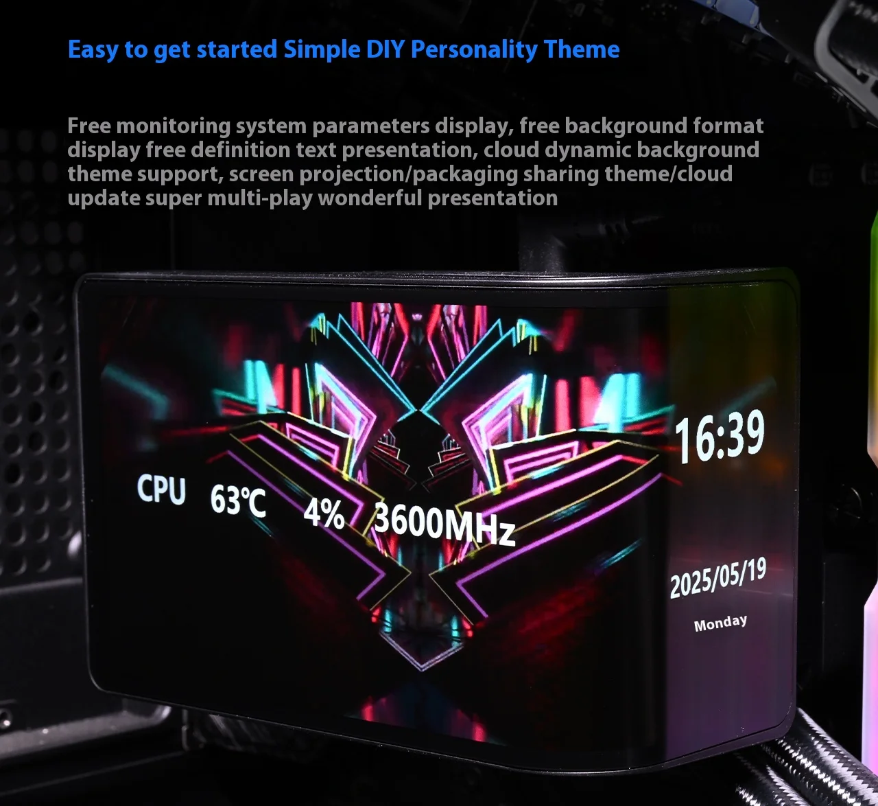 Thermalright WONDER VISION 360 UB ARGB Black - Efficient Cooling