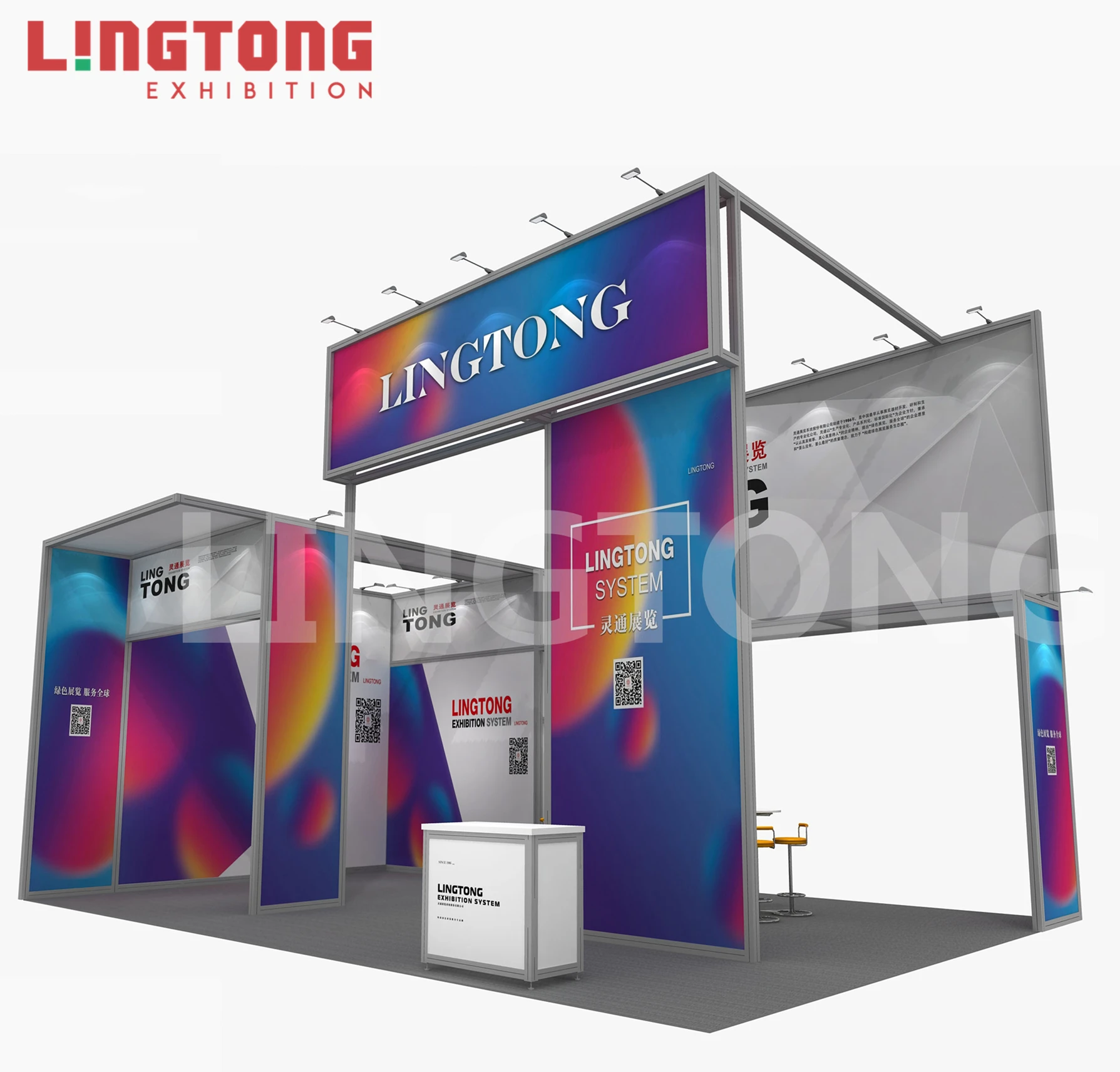Aluminum Exhibition Booth Design - Buy Exhibition Stands,Booth,Trade ...
