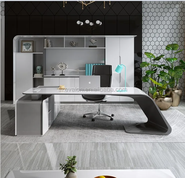 Modern Design High Tech Executive CEO Office Desk Table