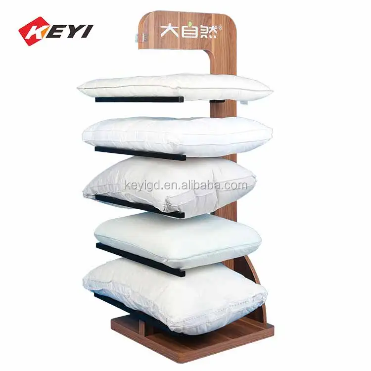 Custom Retail Store Acrylic Cylinder U Shape Pillow Rack Display ...