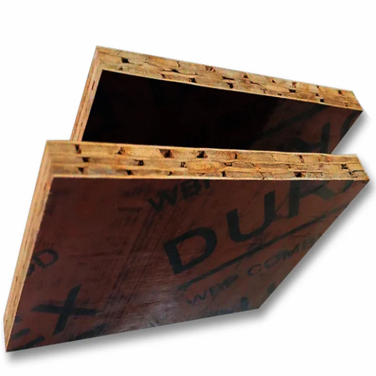 18 Mm Construction Shuttering Board Phenolic Plywoods Black Concrete ...
