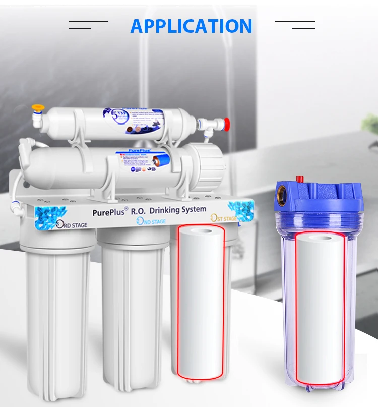 Melt Blown PP Filter Cartridge for RO System Prefiltration