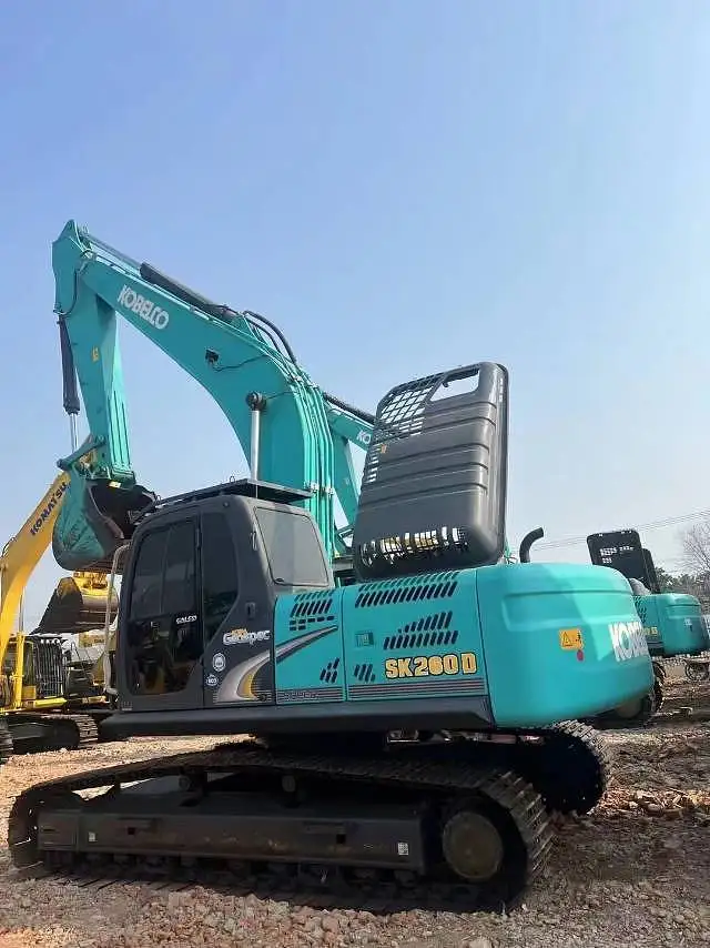 Japan Used Excavator Powerful Digging Machine Kobelco Sk260 Equipment ...