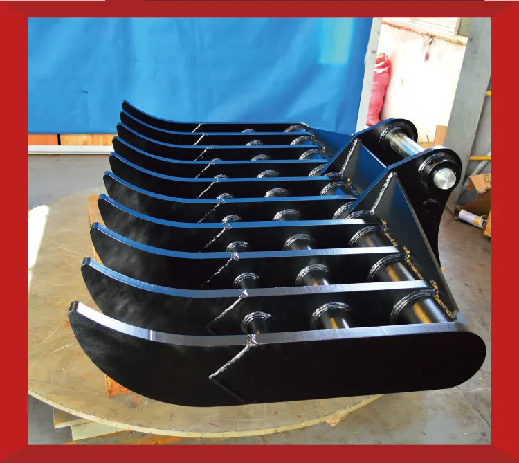 BONOVO Customizable Rake Bucket for Excavators High Quality| Alibaba.com