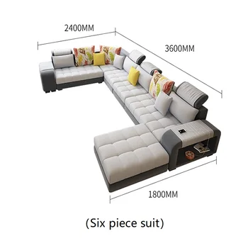 Wholesale Factory New L Shaped Modern Simple Furniture Set Design Large ...