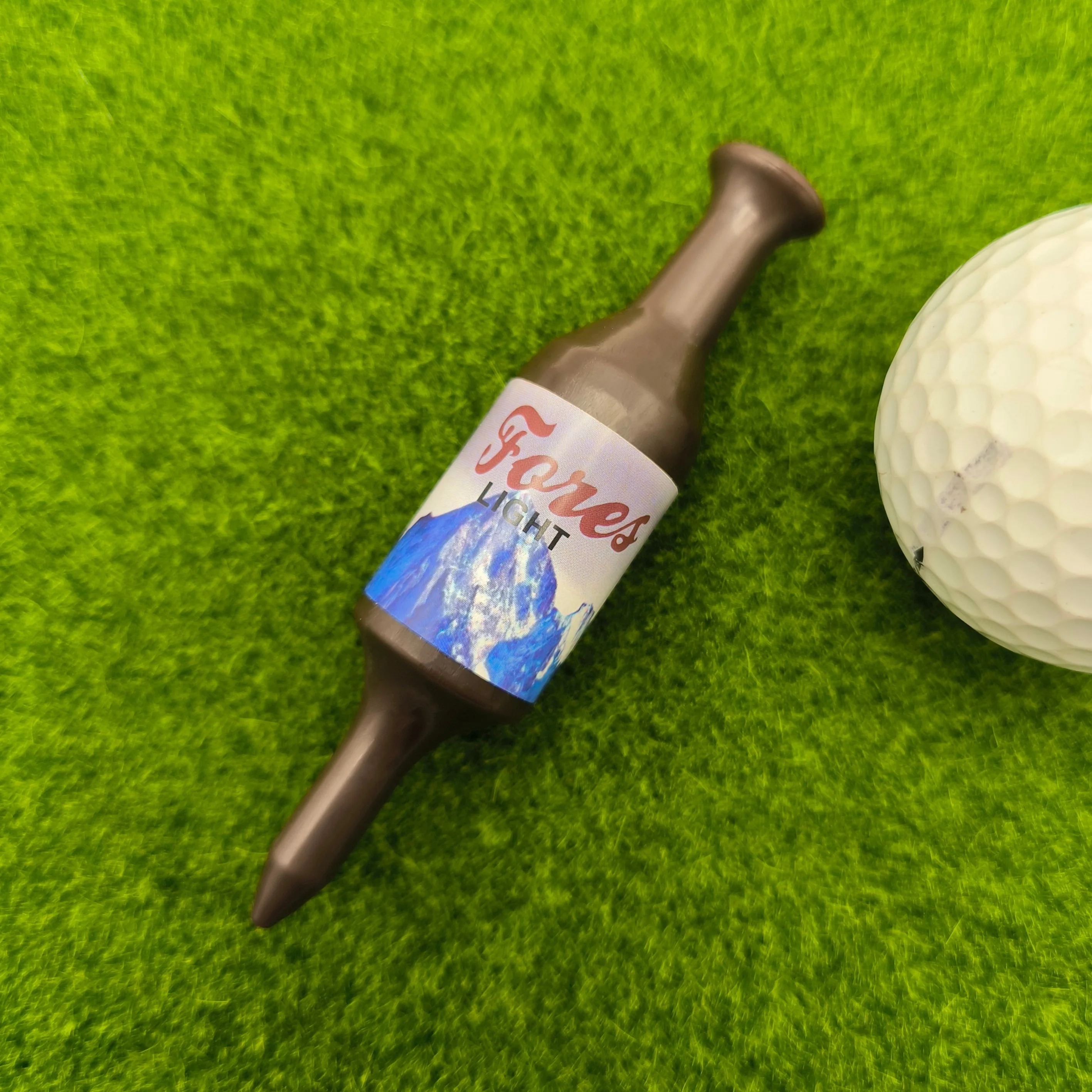 Factory Price Custom Logo Mini Beer Bottle Golf Tees Fashion Plastics ...