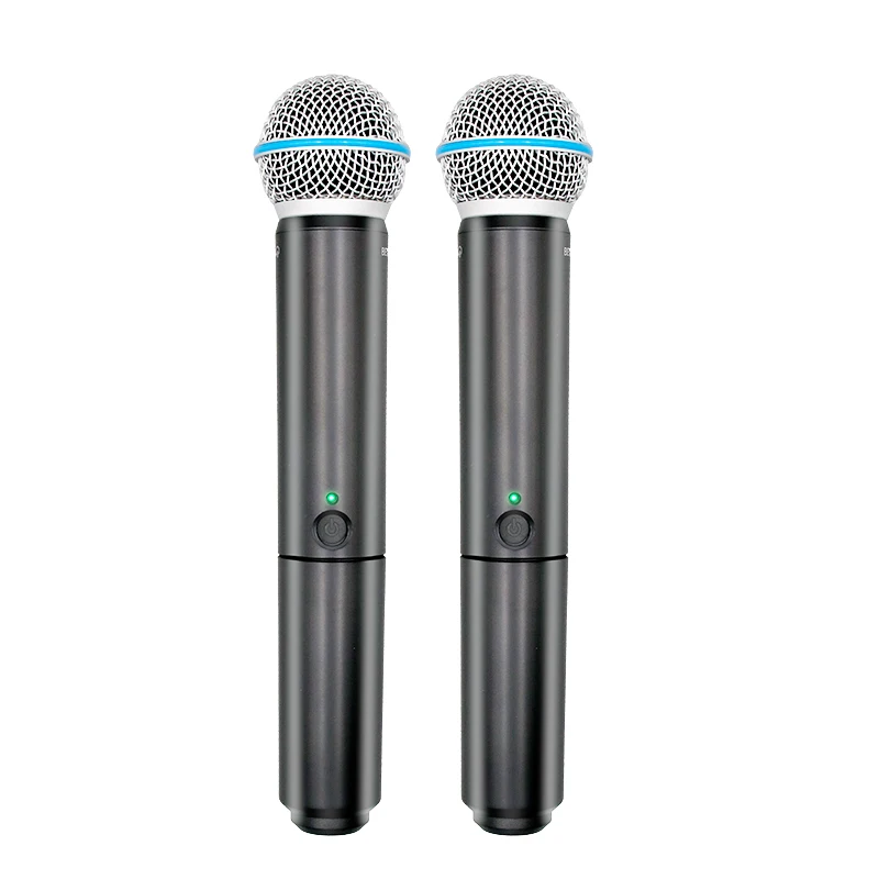 Professional Dual-Vocal Moving Circle Microphone System Two SIM58a ...